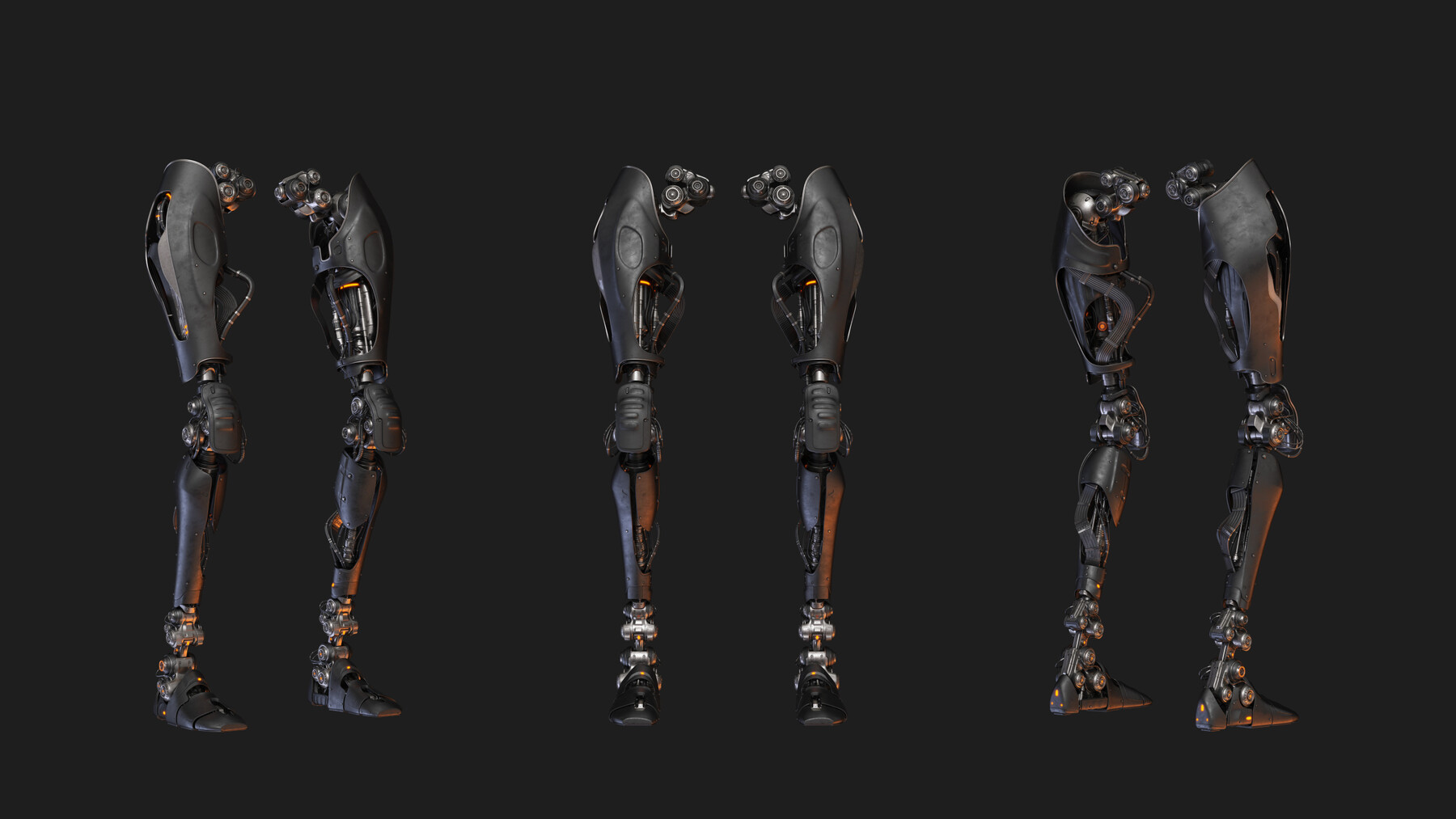 ArtStation - Sci-fi cyber leg images set volume I | Resources