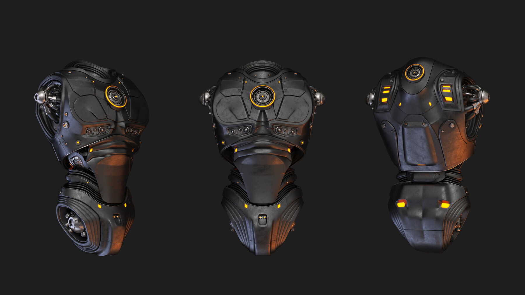 ArtStation - Sci-fi cyber torso images set volume I | Resources