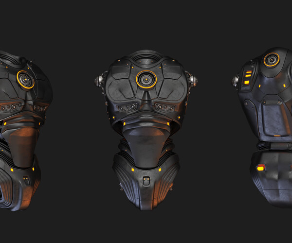 ArtStation - Sci-fi cyber torso images set volume I | Resources