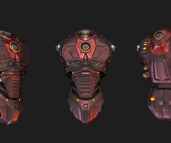 ArtStation - Sci-fi cyber torso images set volume I | Resources