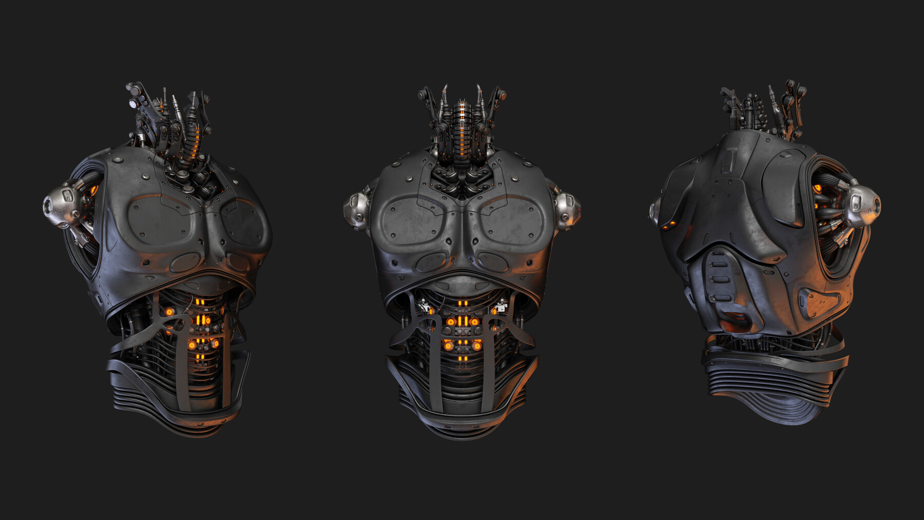 ArtStation - Sci-fi cyber torso images set volume II | Resources