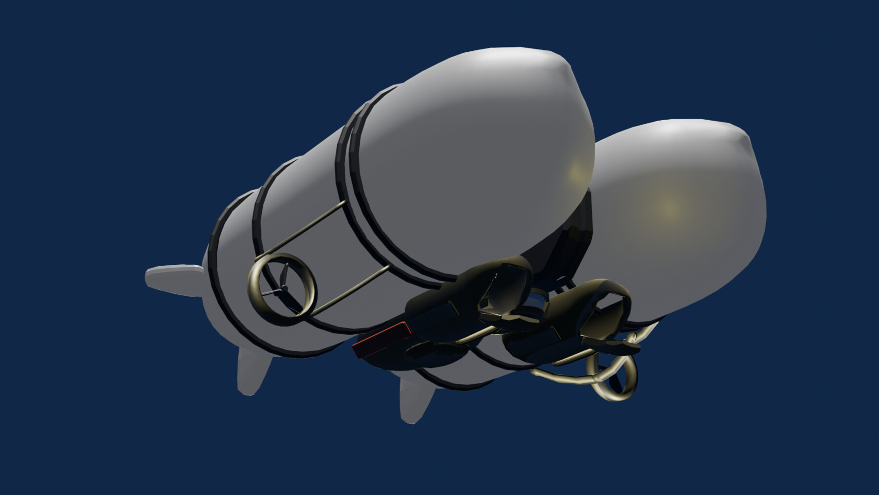 ArtStation - dirigible doble | Game Assets