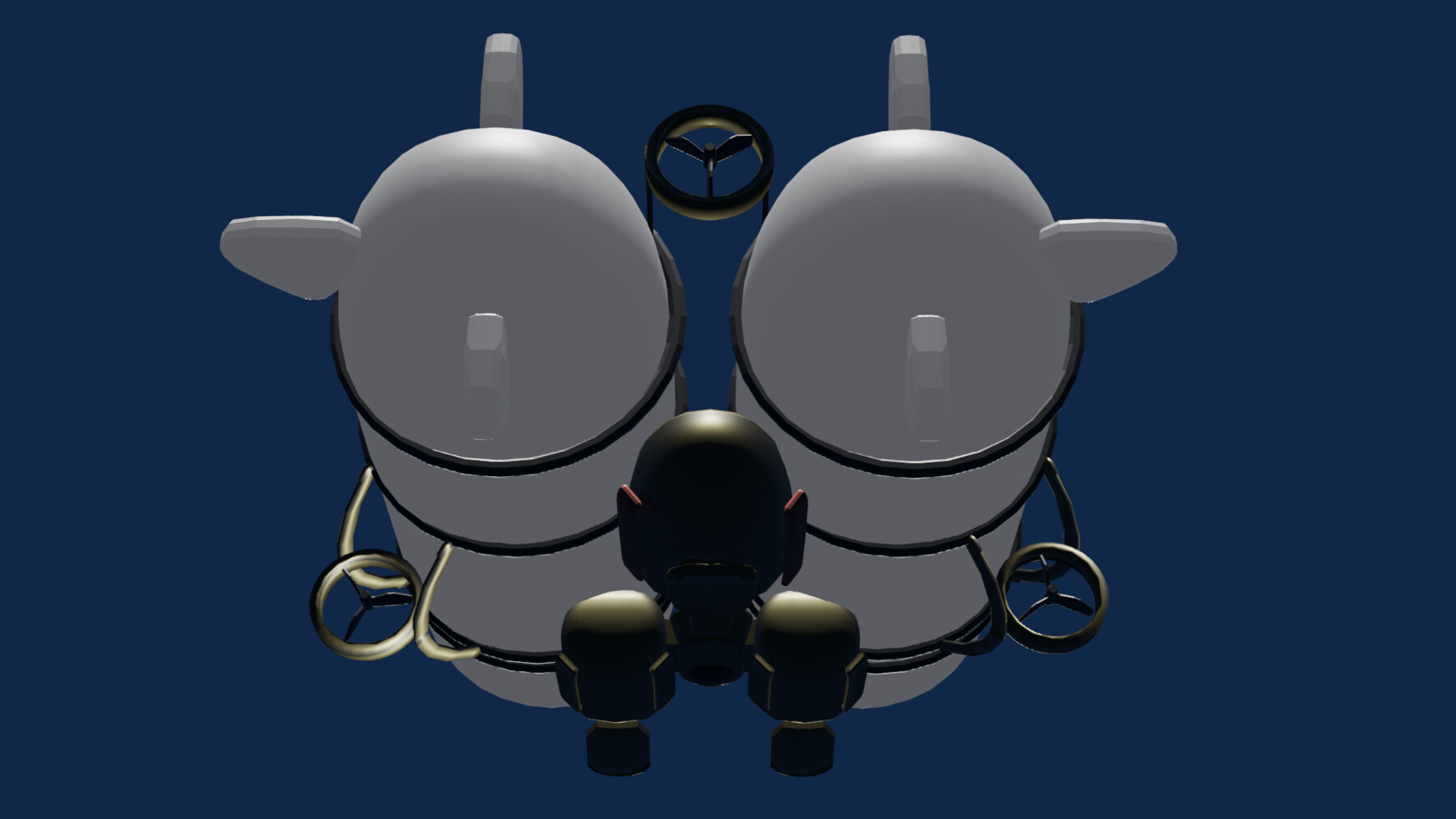 ArtStation - dirigible doble | Game Assets