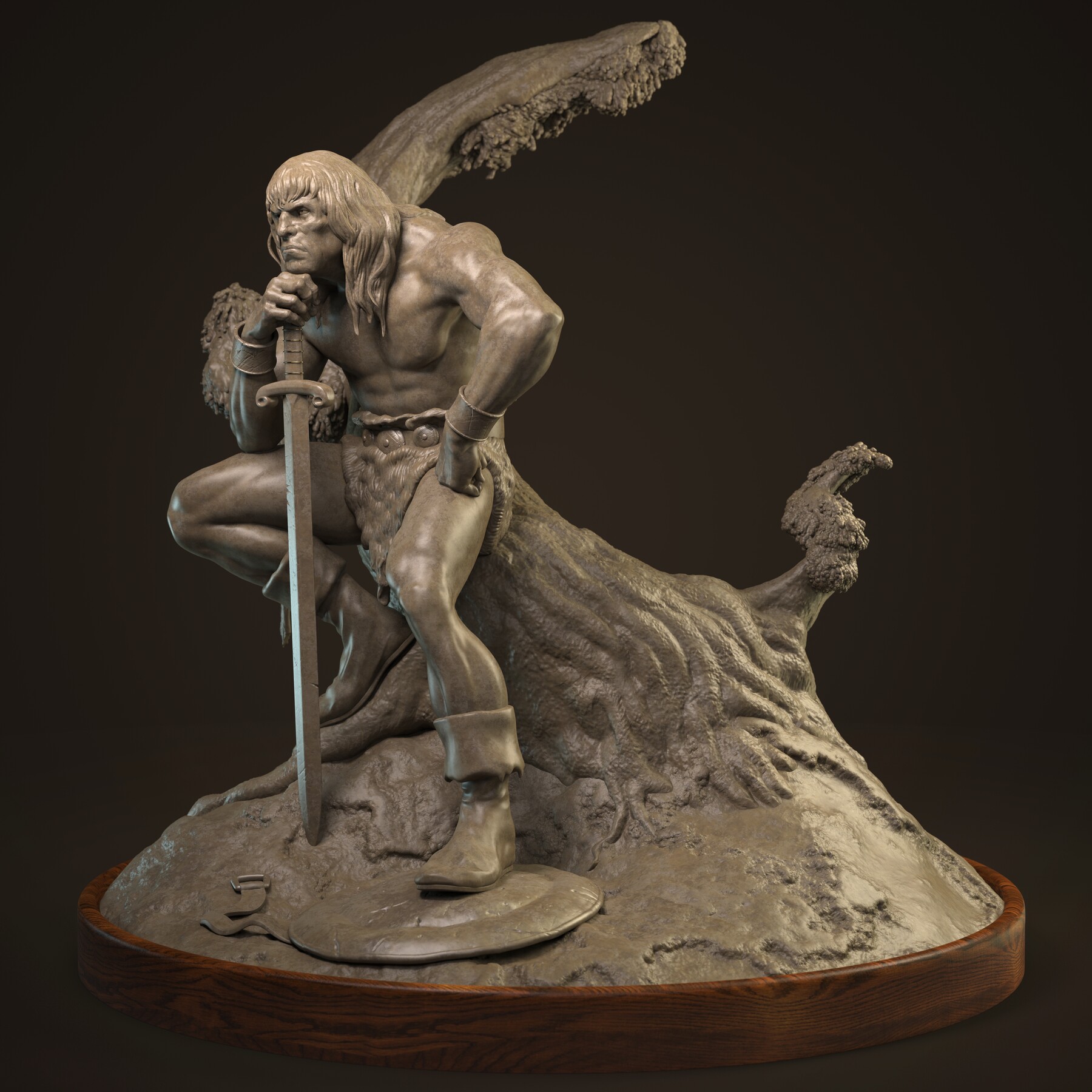 ArtStation - Conan 3D printable model | Resources