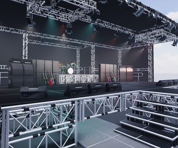 ArtStation - Stage Vol 1 For Unity Engine | Game Assets