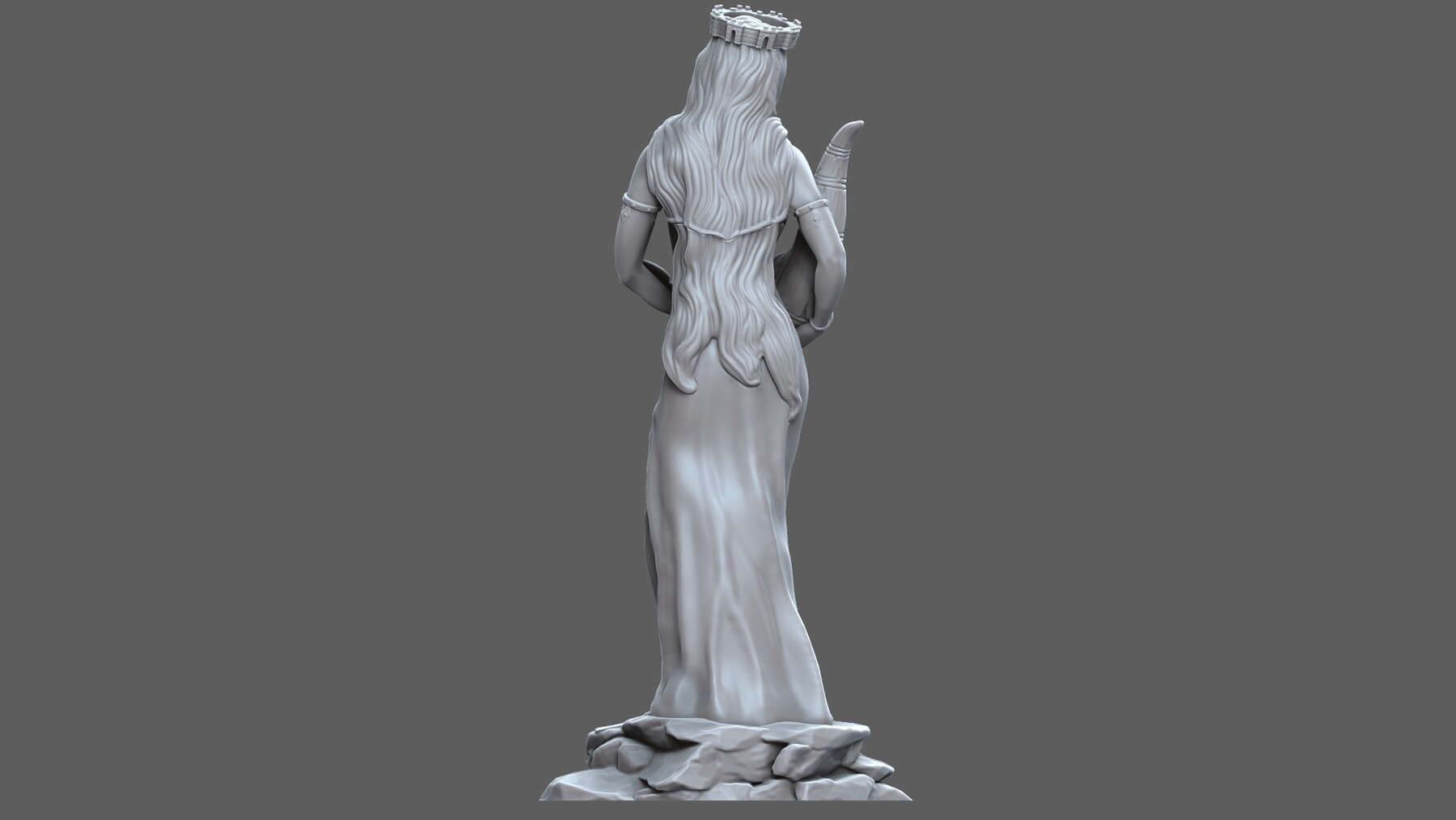 ArtStation - Tyche goddess of fortune (3D print ready) | Resources