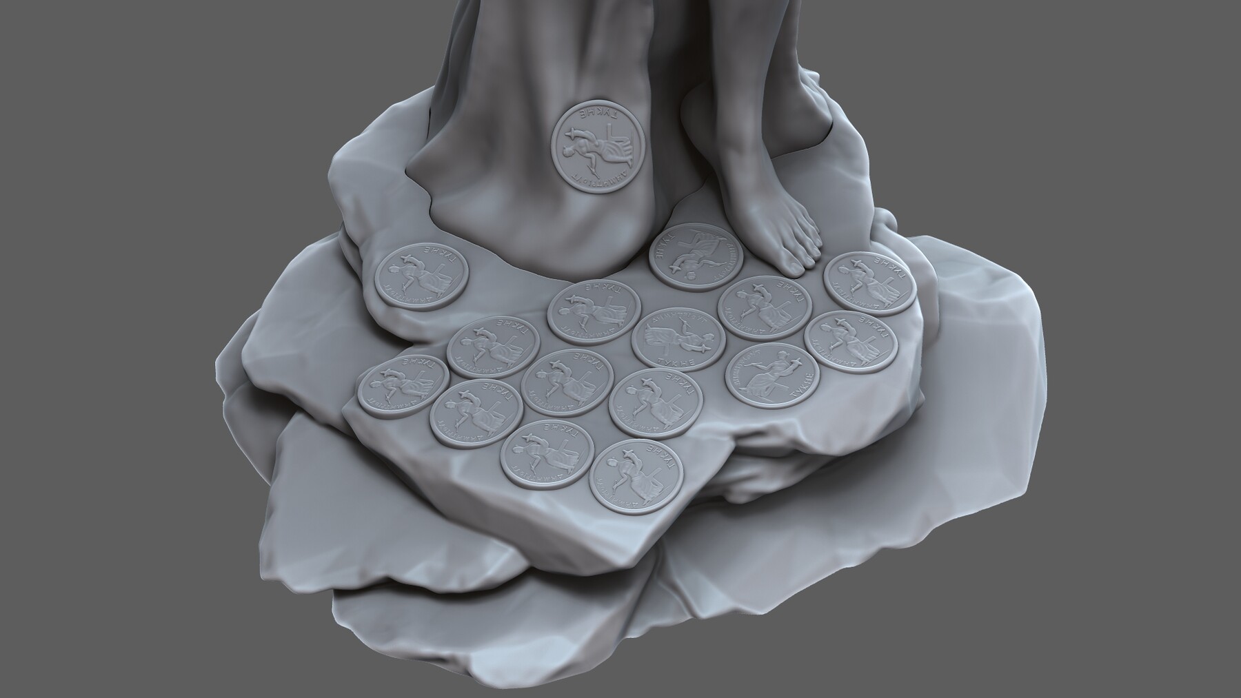 ArtStation - Tyche goddess of fortune (3D print ready) | Resources