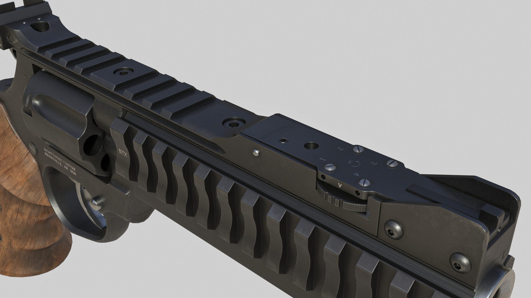 ArtStation - Magnum revolver SUPER SPORT Low-poly 3D model | Game Assets