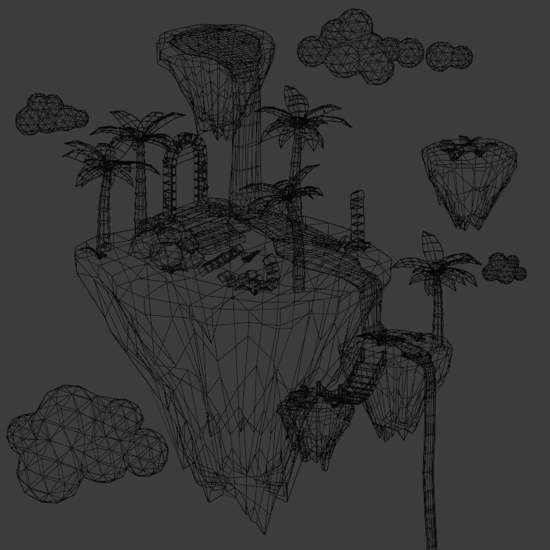 ArtStation - Floating island | Game Assets