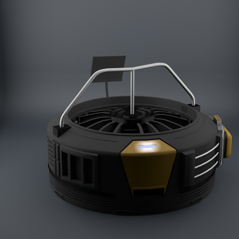 ArtStation - 3D concept fan - Low poly Low-poly 3D model | Game Assets