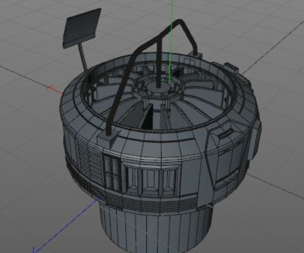 ArtStation - 3D concept fan - Low poly Low-poly 3D model | Game Assets