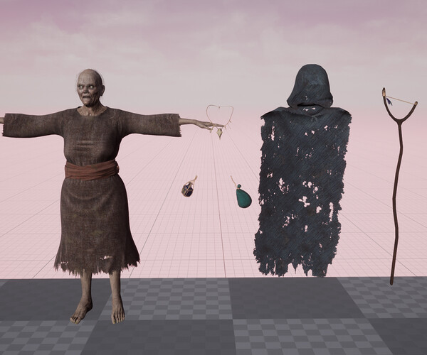 ArtStation - Witch | Game Assets