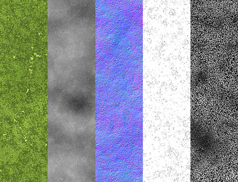 ArtStation - Moss PBR Tileable Material | Game Assets