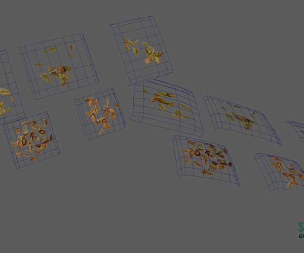 ArtStation - Dead Leaves Vegetation Assets HQ Texures | Game Assets