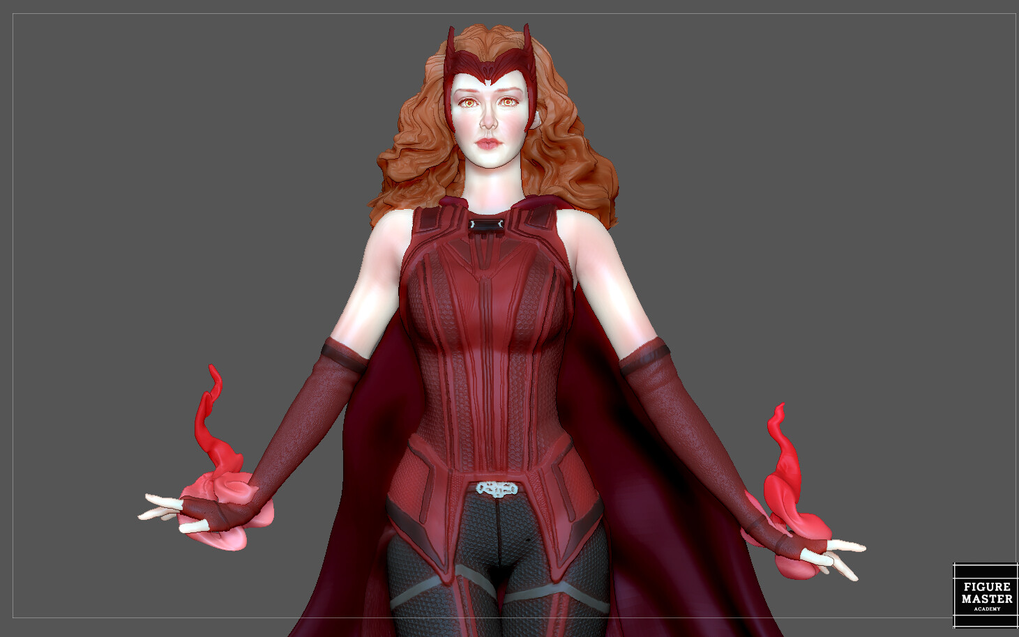 ArtStation - WANDA SCARLET WITCH FROM MARVEL MCU DRAMA WANDA VISION ...