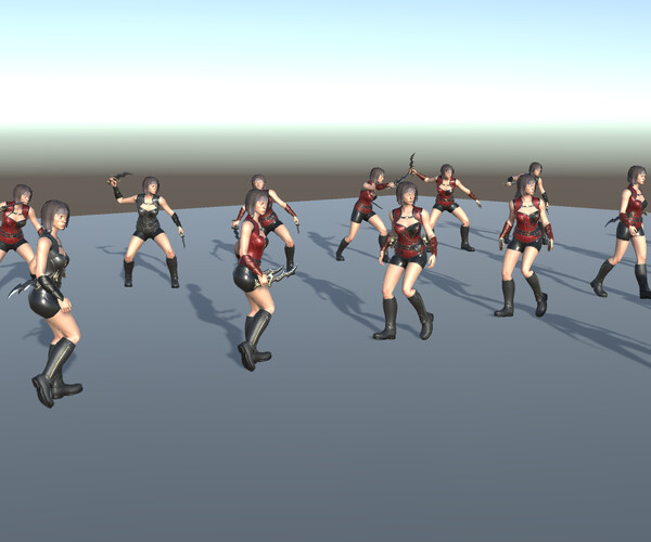 ArtStation - Assassin Girl | Game Assets