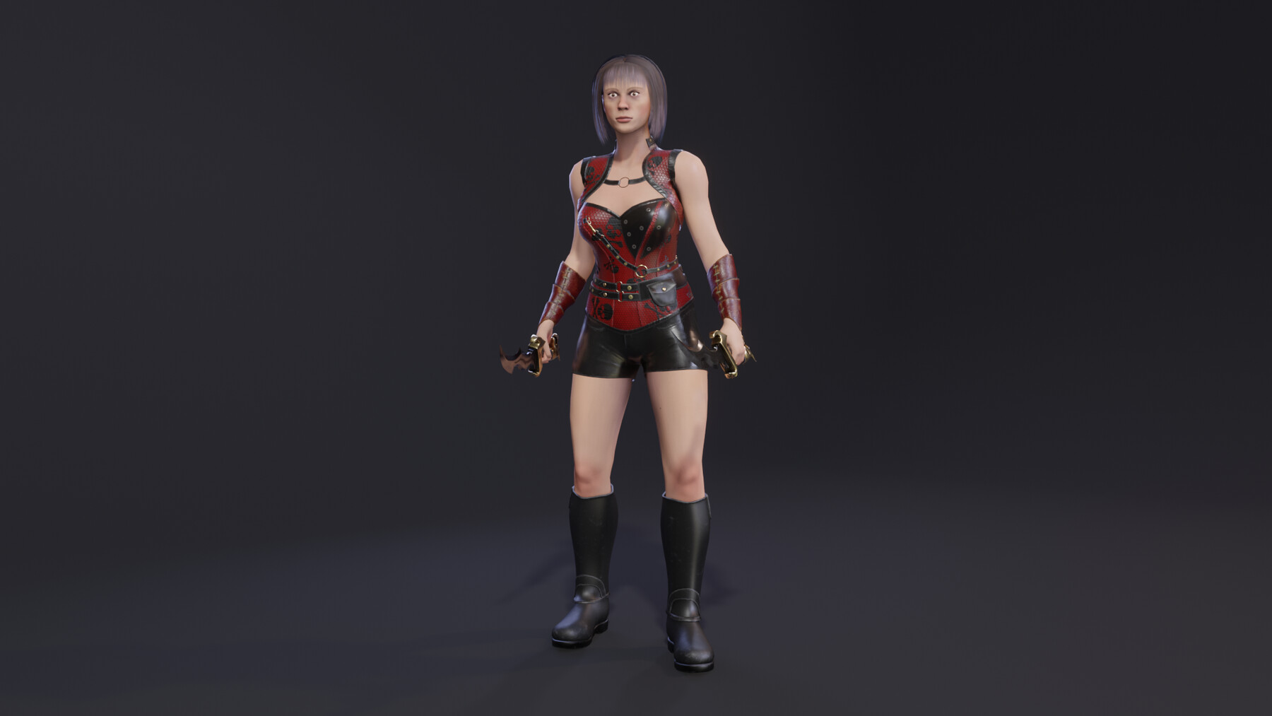 ArtStation - Assassin Girl | Game Assets