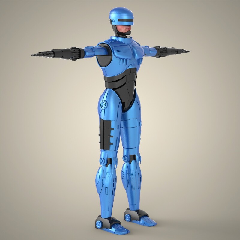 ArtStation - Superhero Robocop | Game Assets