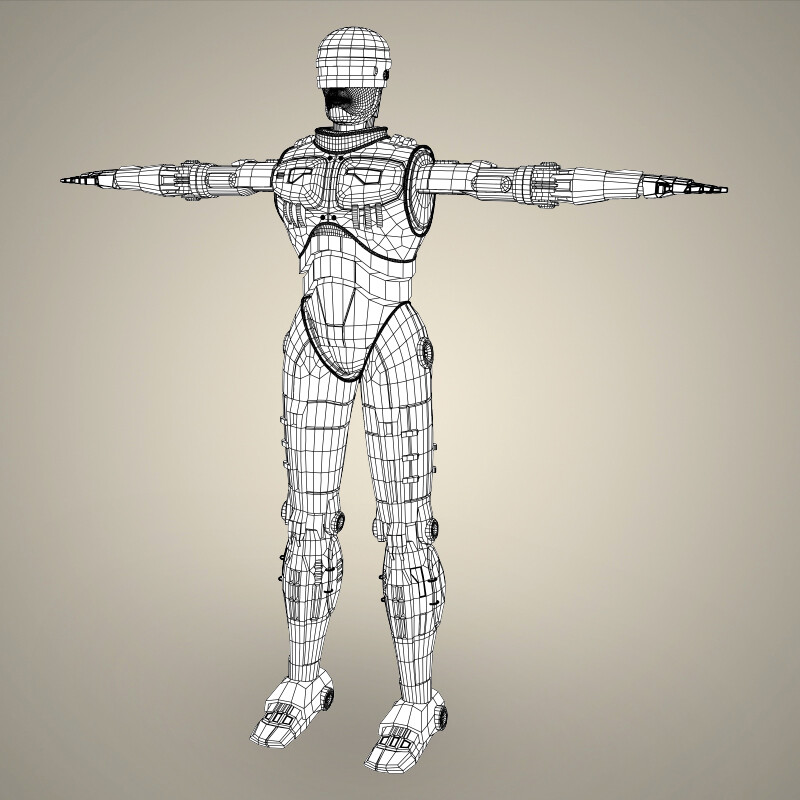 ArtStation - Superhero Robocop | Game Assets