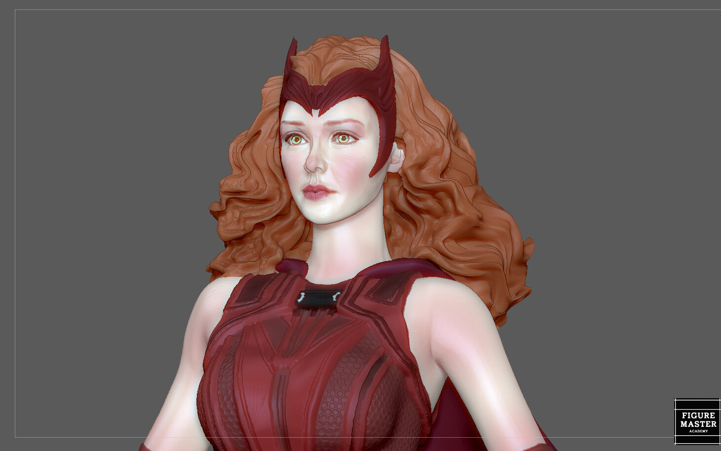 ArtStation - WANDA SCARLET WITCH FROM MARVEL MCU DRAMA WANDA VISION ...