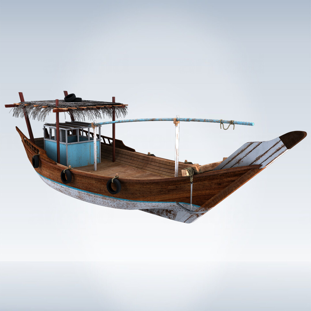 ArtStation - Dhow Boat | Resources