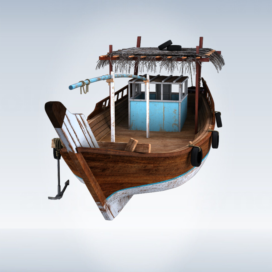 ArtStation - Dhow Boat | Resources