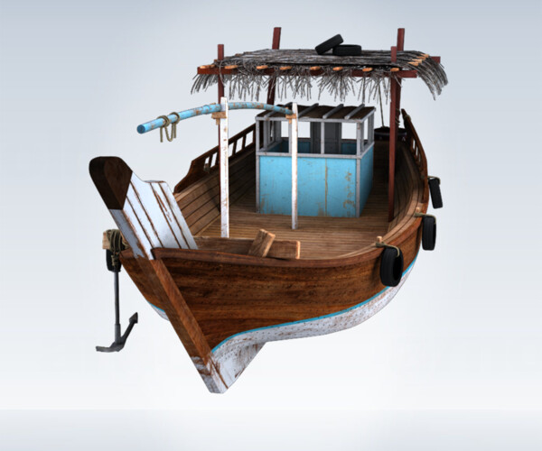 ArtStation - Dhow Boat | Resources