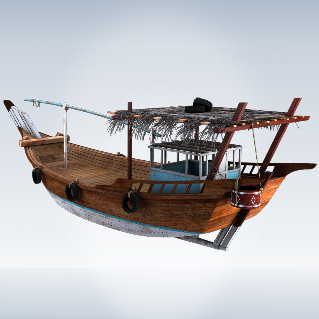ArtStation - Dhow Boat | Resources