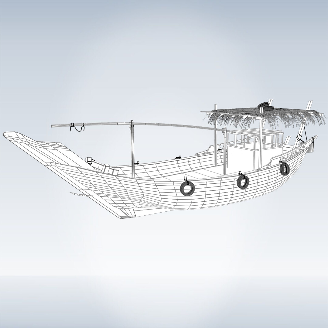 ArtStation - Dhow Boat | Resources