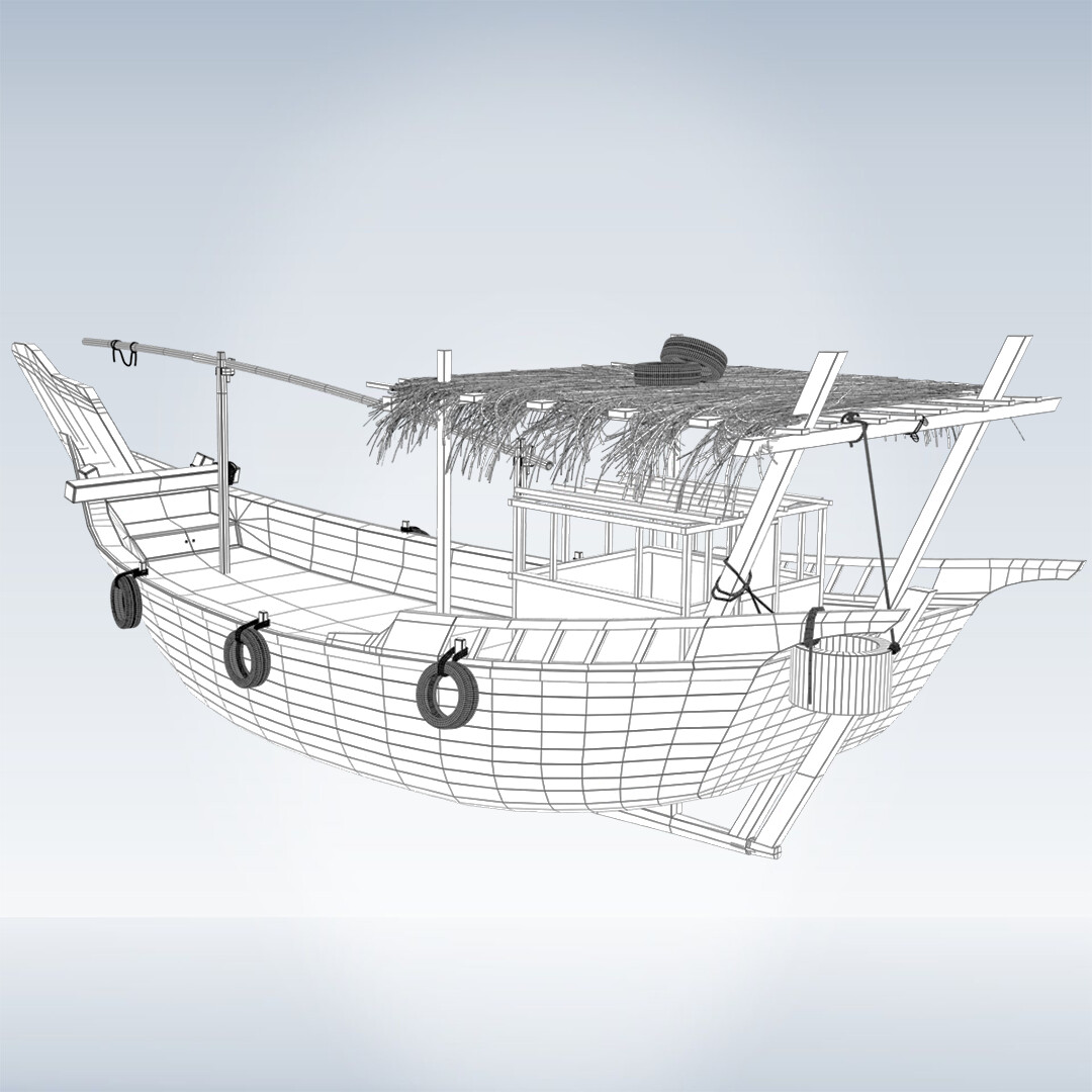ArtStation - Dhow Boat | Resources