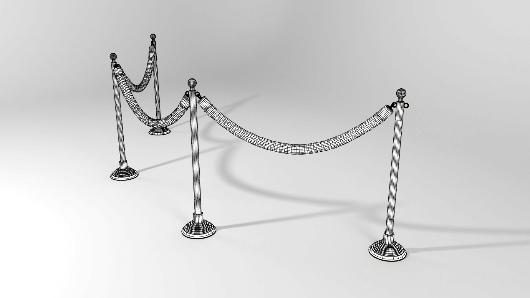 ArtStation - Red Velvet cordon barrier | Resources