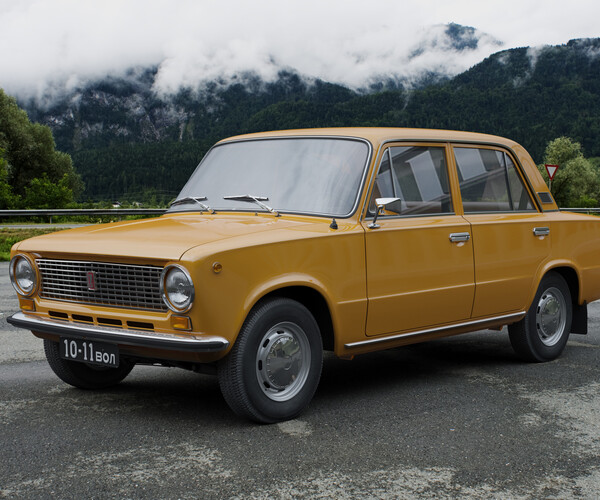 ArtStation - VAZ-21011 Zhiguli 1974 lada | Resources