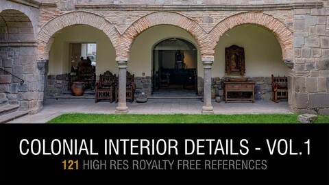ArtStation - Colonial Interior Details Vol.1 | Resources