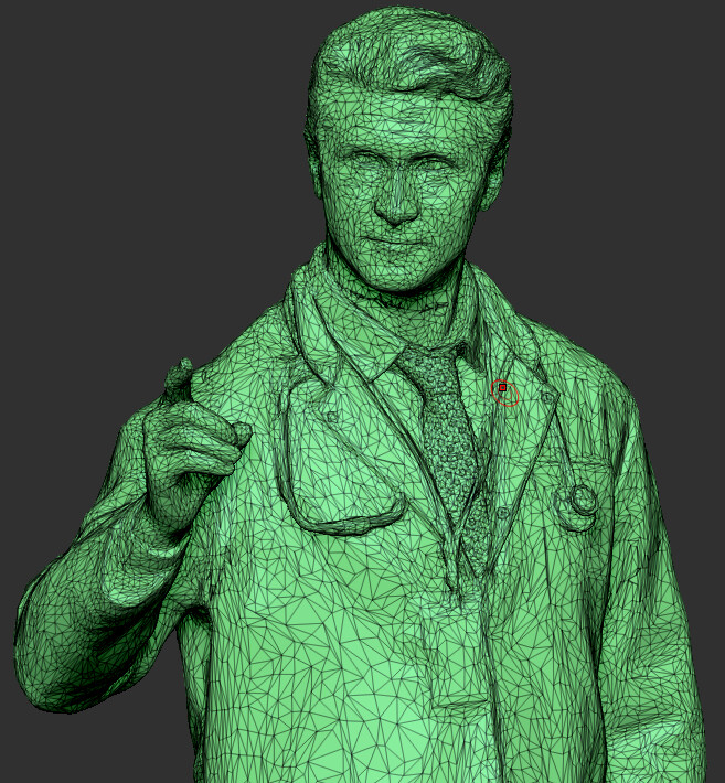 ArtStation - Male doctor pointing at something 279 | Game Assets