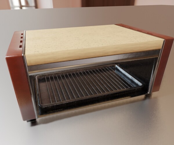 ArtStation - Flatbed Toaster 3D Model | Game Assets