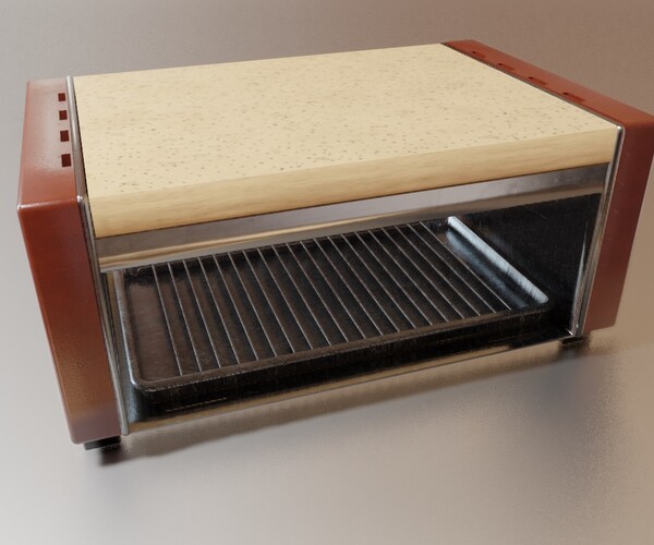 ArtStation - Flatbed Toaster 3D Model | Game Assets
