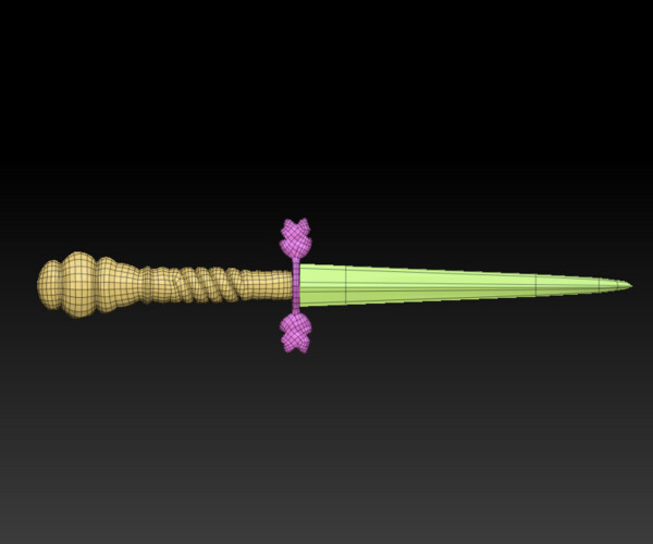 ArtStation - Fancy Dagger (Game Ready) | Game Assets