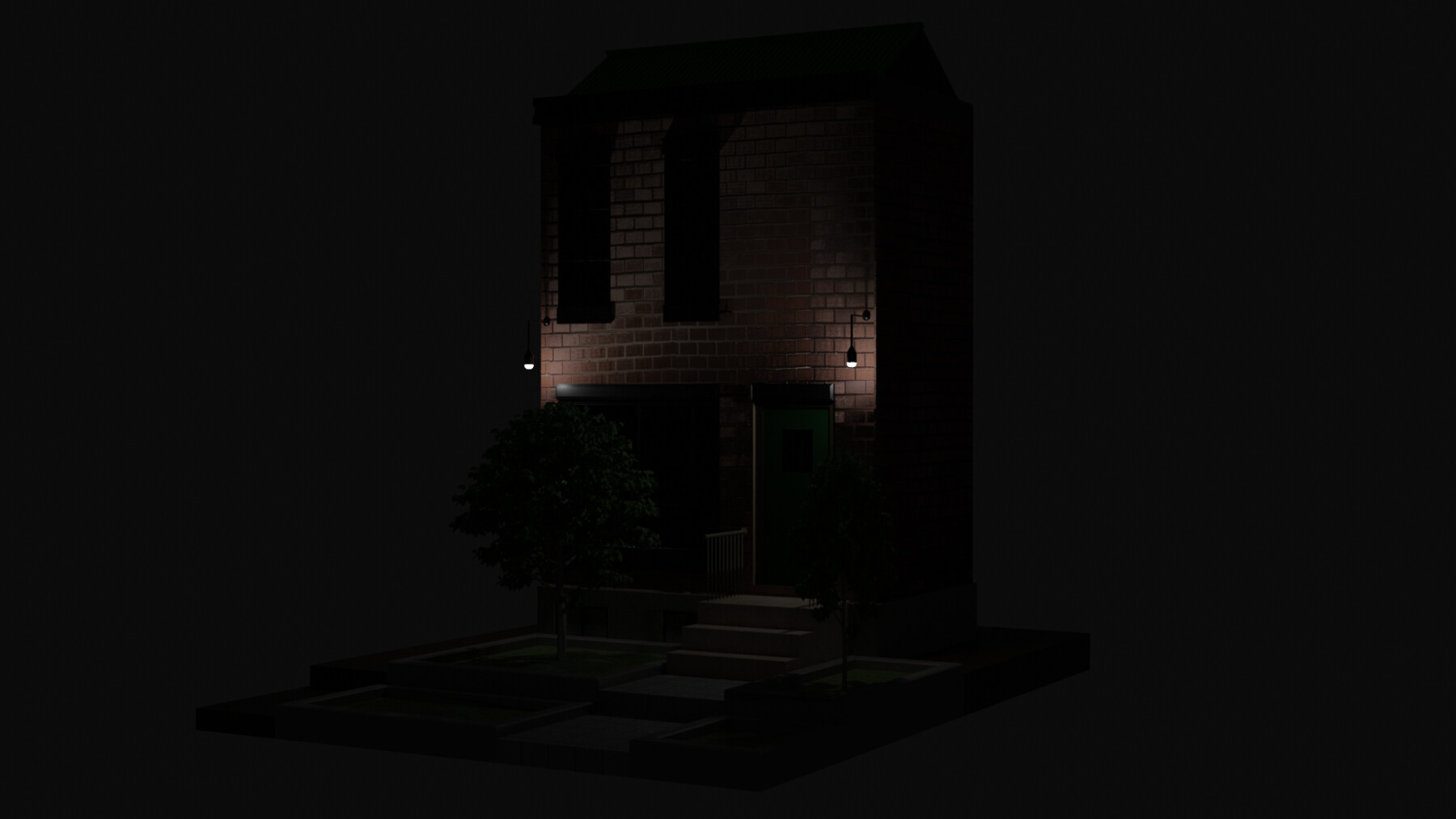 ArtStation - Building Exterior Scene | Resources