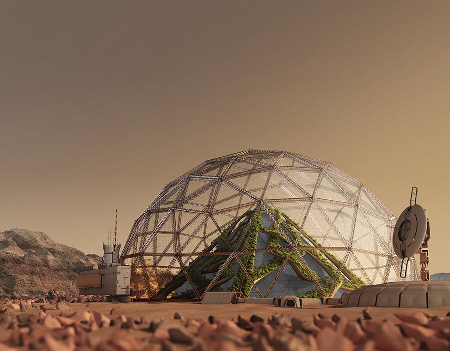 ArtStation - Mars Colony - Illustration Pack | Game Assets