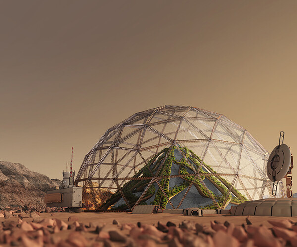 ArtStation - Mars Colony - Illustration Pack | Game Assets