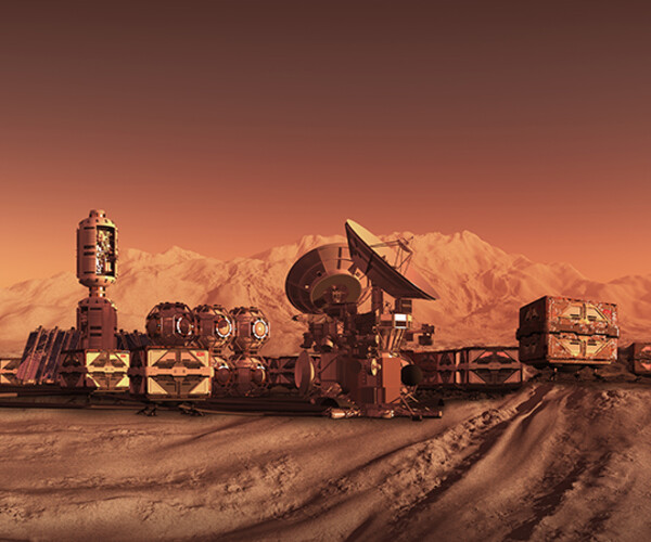 ArtStation - Mars Colony - Illustration Pack | Game Assets