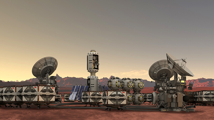 ArtStation - Mars Colony - Illustration Pack | Game Assets