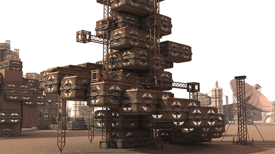 ArtStation - Mars Colony - Illustration Pack | Game Assets