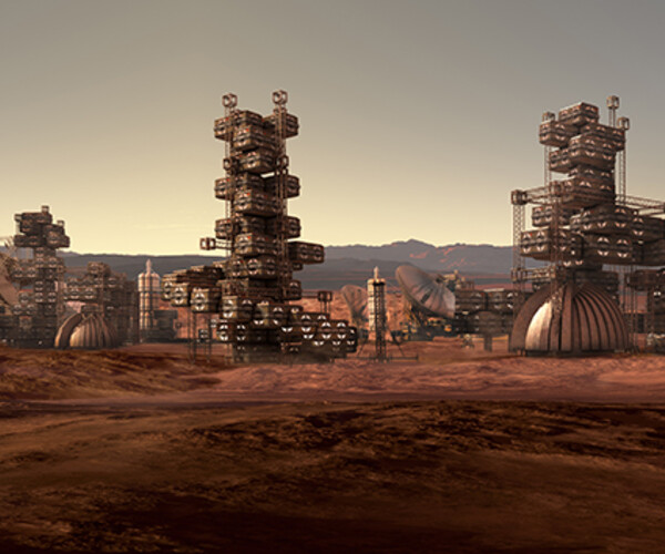 ArtStation - Mars Colony - Illustration Pack | Game Assets
