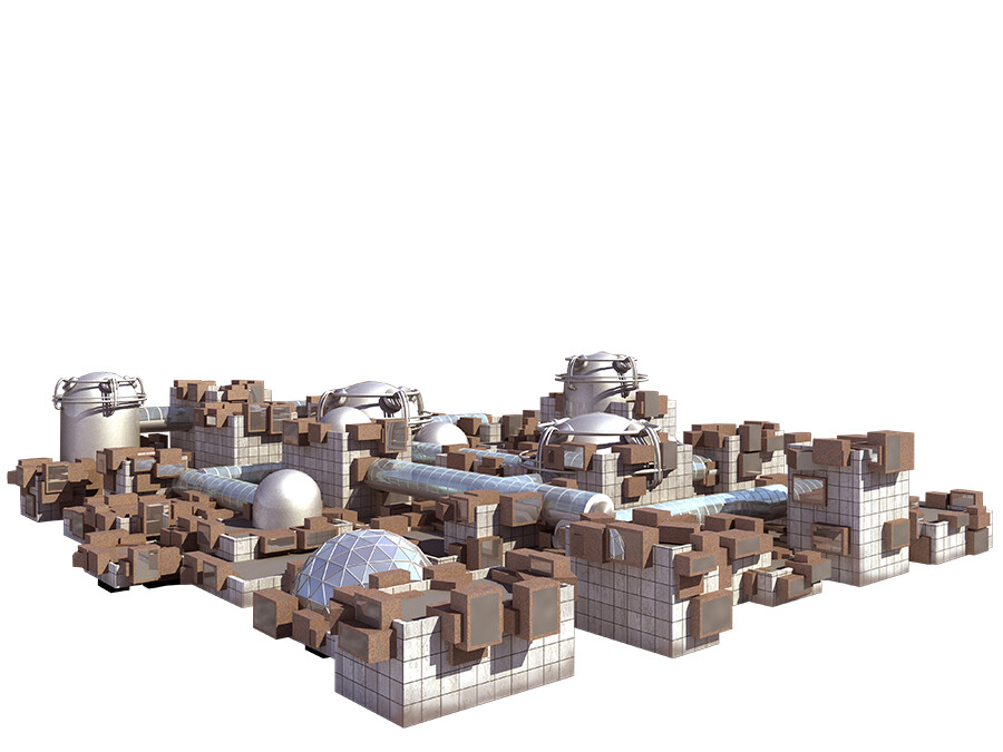 ArtStation - Mars Colony - Illustration Pack | Game Assets