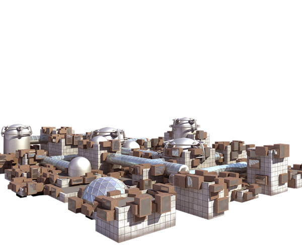 ArtStation - Mars Colony - Illustration Pack | Game Assets