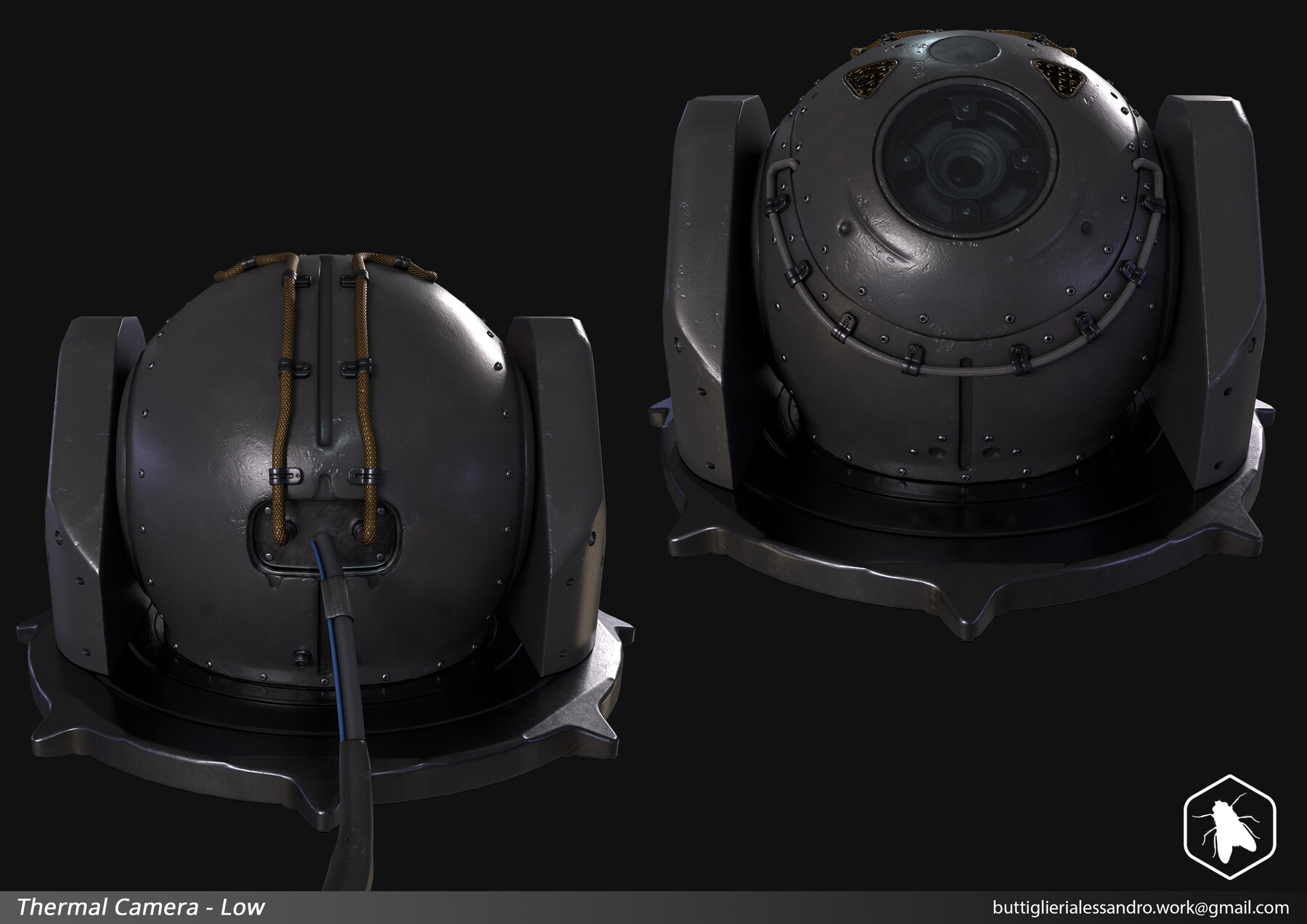 ArtStation - Thermal Camera - Gameready 3D Model | Game Assets