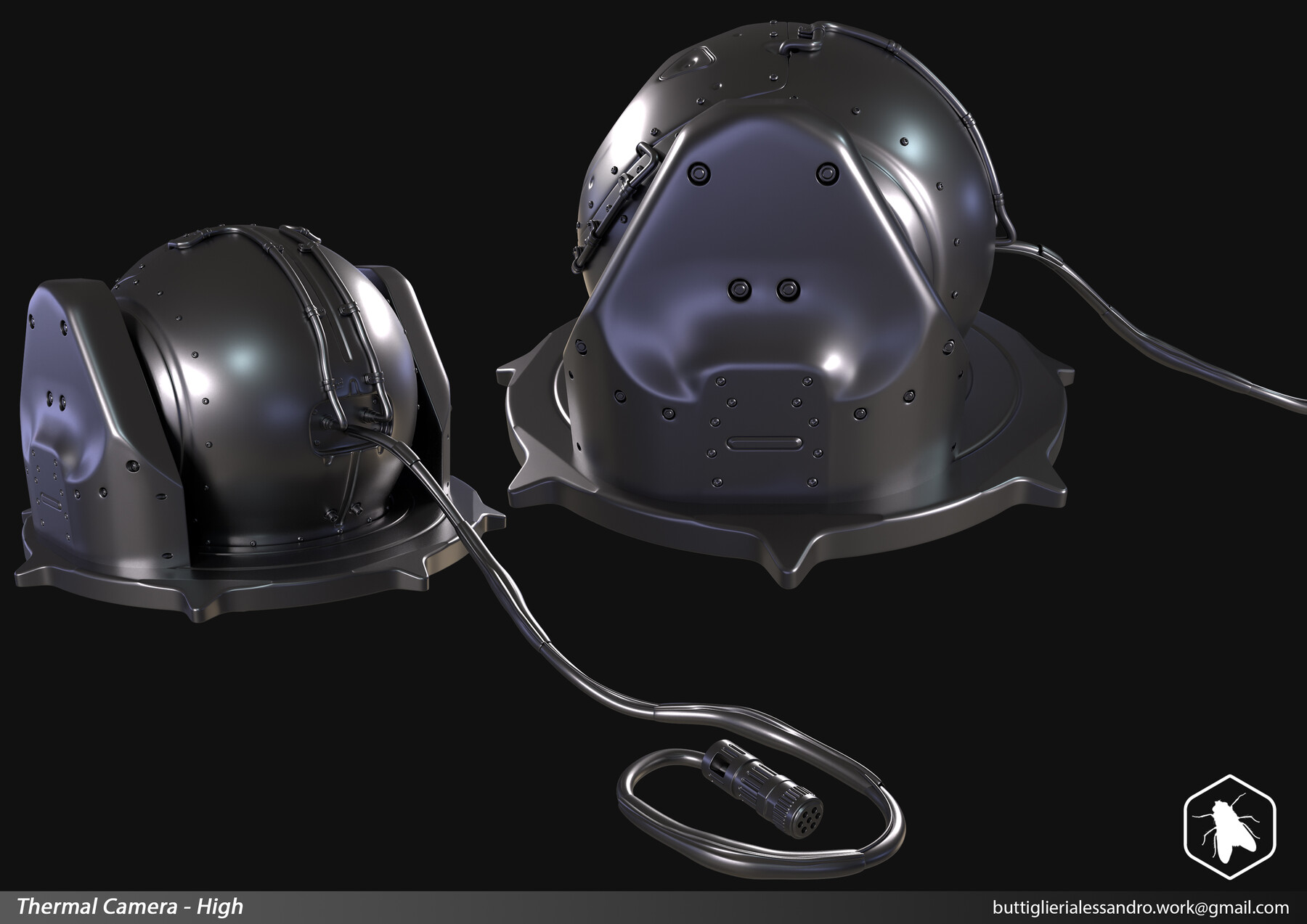 ArtStation - Thermal Camera - Gameready 3D Model | Game Assets