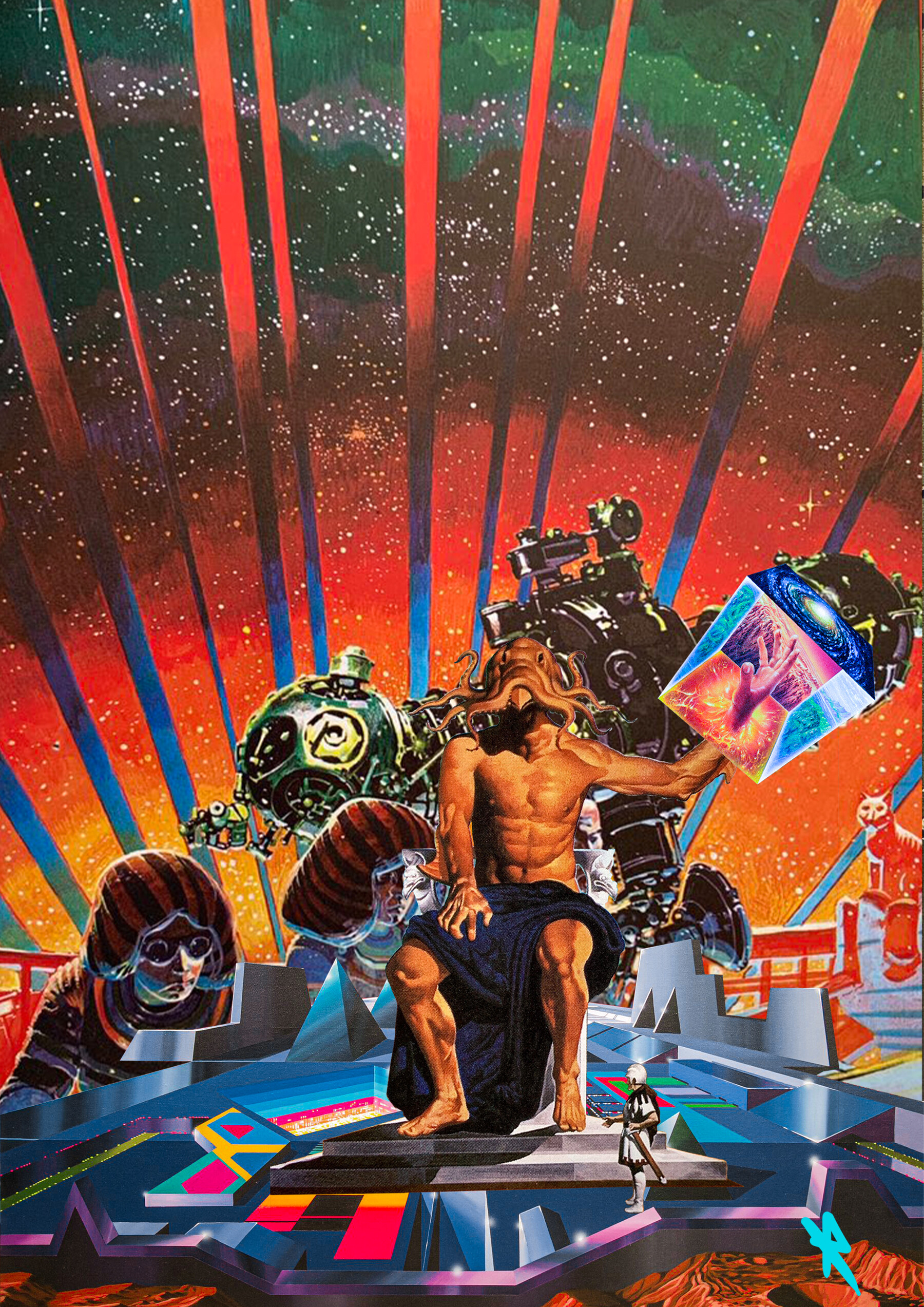 ArtStation - Hand of God - Digital Collage | Artworks