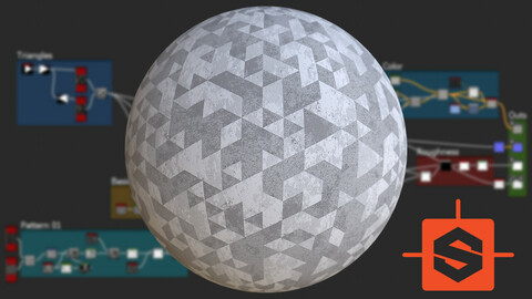 ArtStation - Substance Designer: Hexagonal Tiles Pattern | Resources